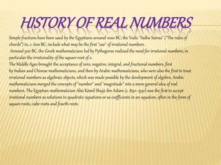 Real numbers | PPTX | Islam | Religion & Spirituality