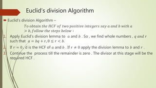 Real numbers- class 10 mathematics | PPTX