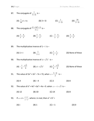 CBSE - Grade 10 - Mathematics - Real Numbers - Multiple Choice ...