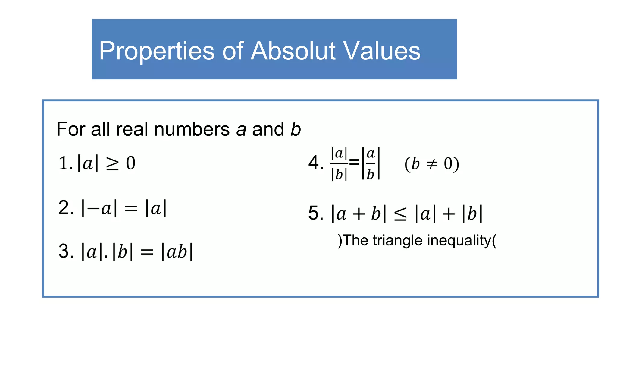 Real numbers and their properties | PPT