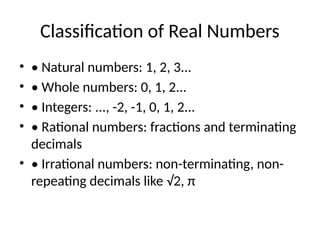 Real_Numberrrrrrrrrs_Classification.pptx