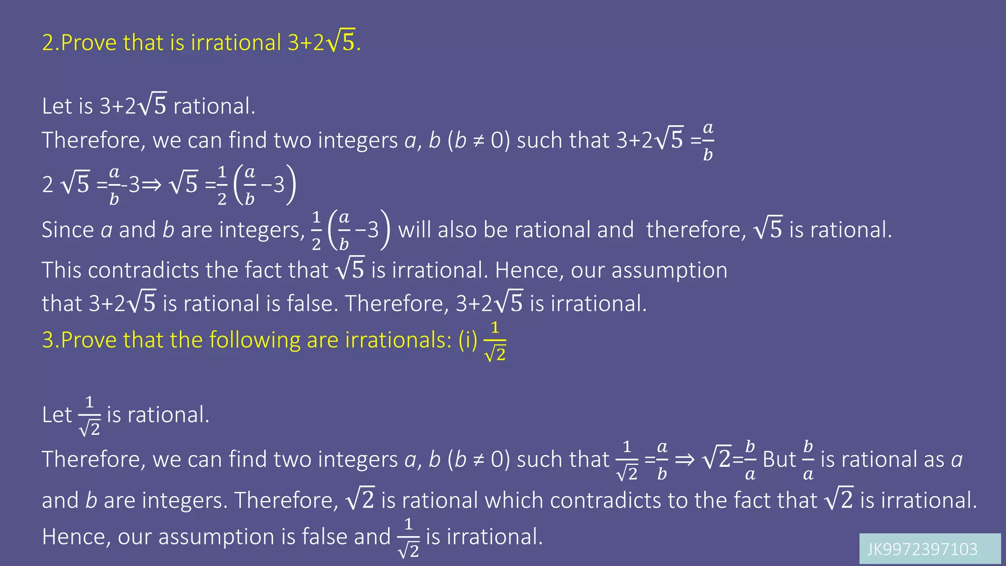 Real numbers ppt by jk | PPT