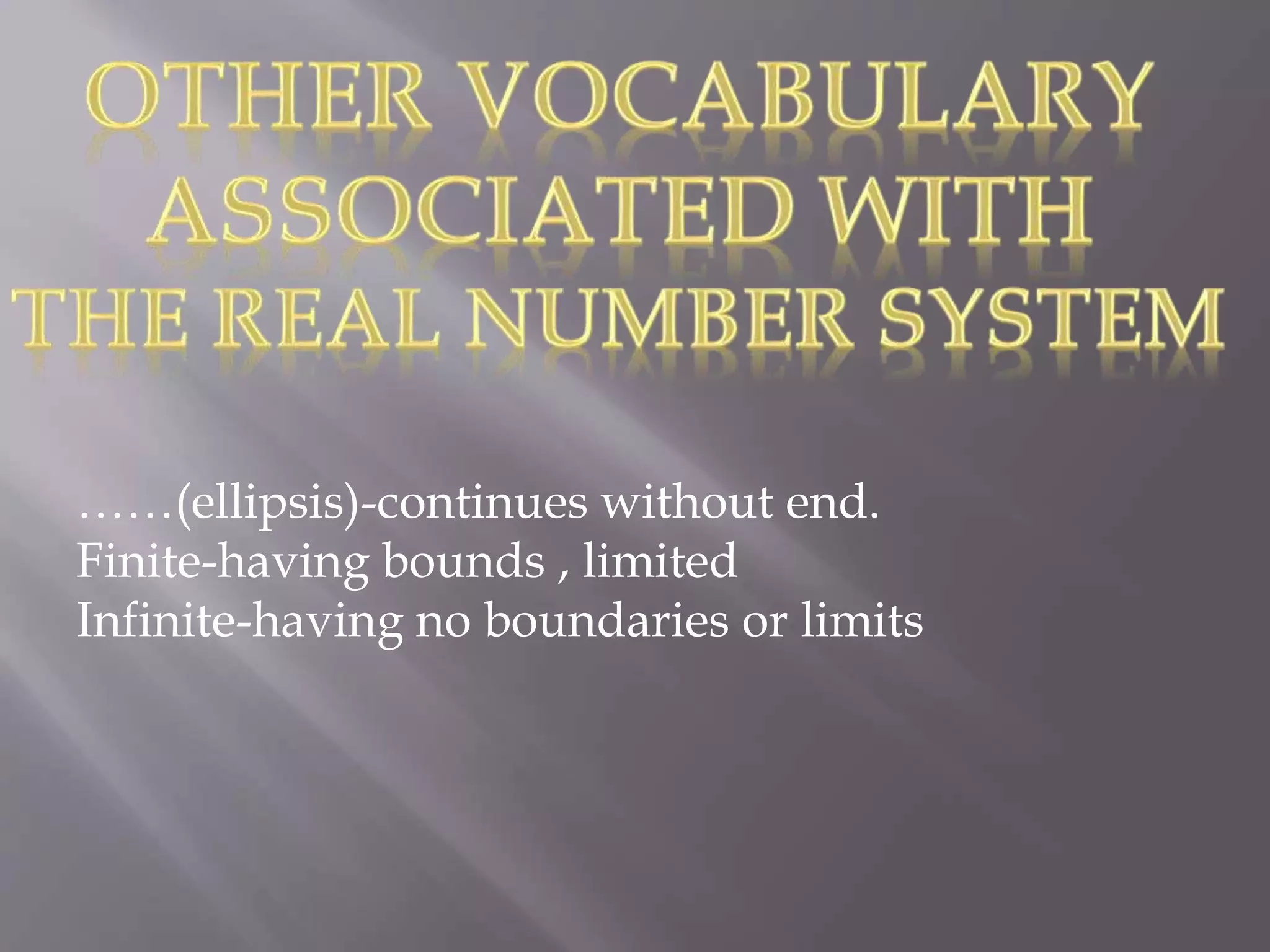 Real Numbers Ppt | Ppt