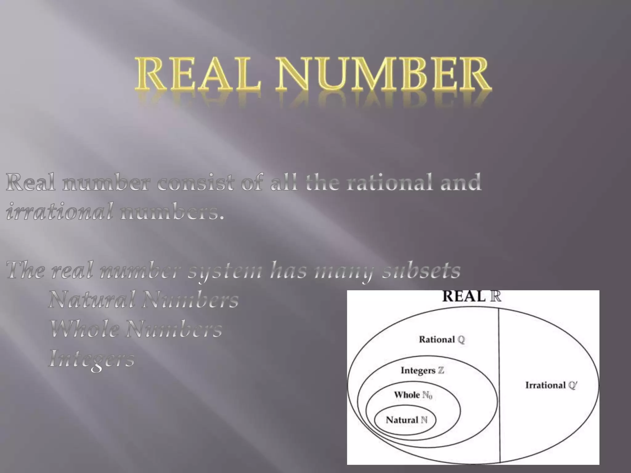 Real numbers ppt | PPT