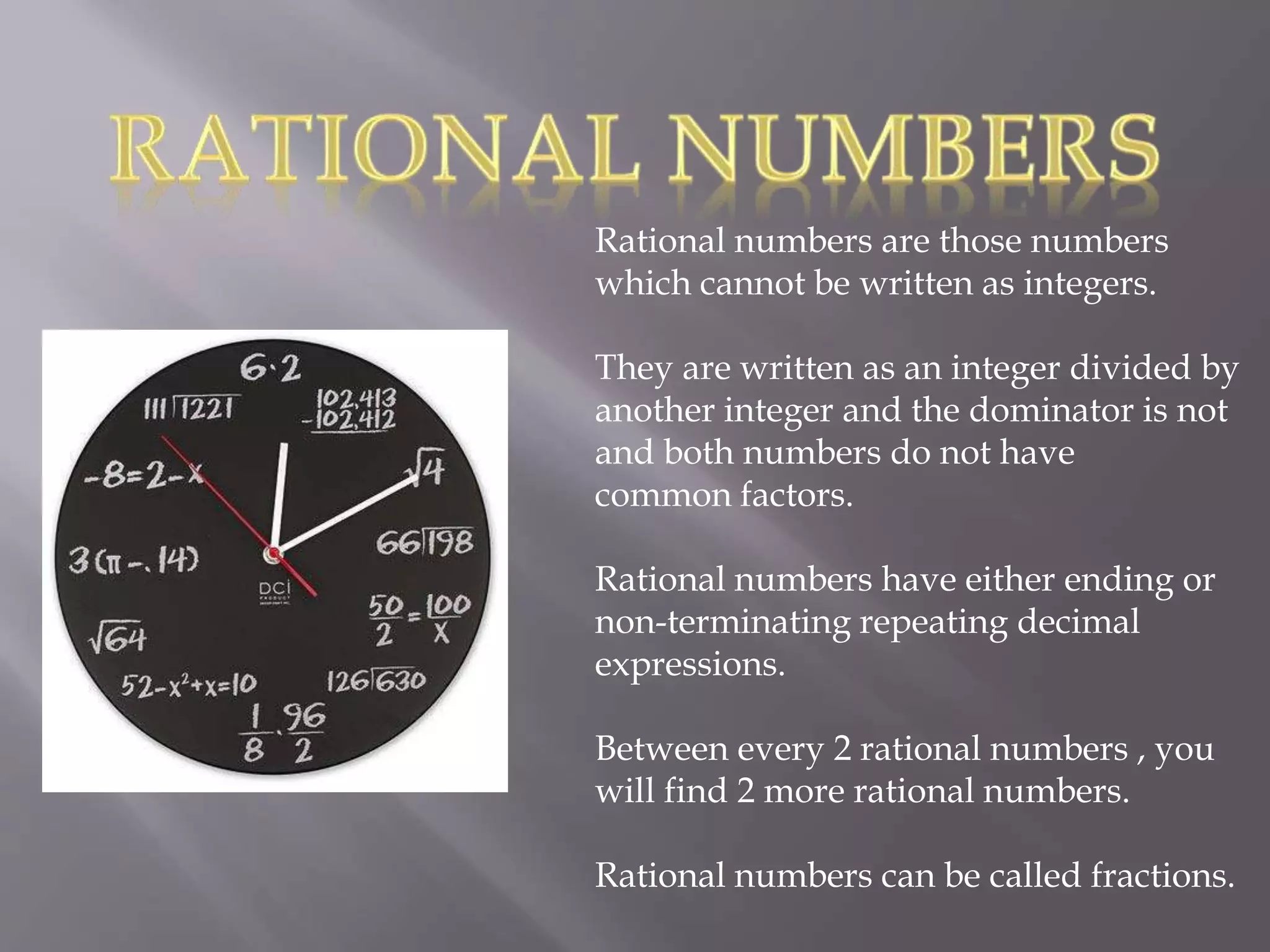 Real numbers ppt | PPT