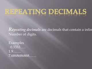 Real numbers ppt | PPT