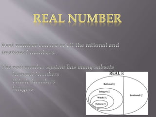 Real Numbers Ppt | Ppt
