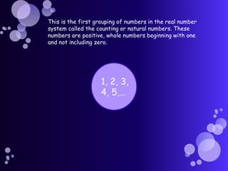 Real numbers system | PPT