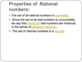 Real number system | PPTX
