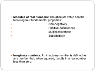 Real number system | PPTX