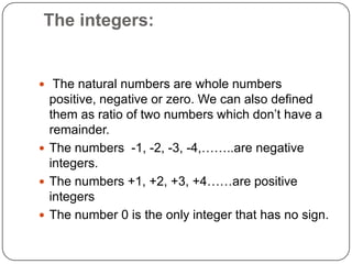 Real number system | PPTX