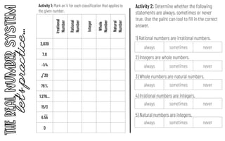 Lesson 1 - Whole Number Place Value, Expanded Notation, Reading and ...