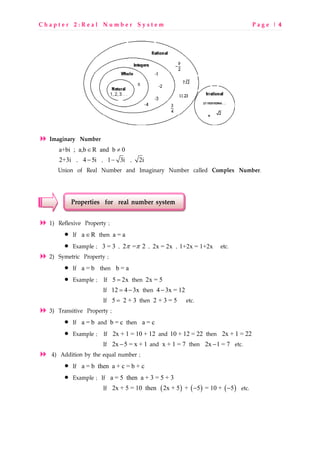 Real number system full | PDF