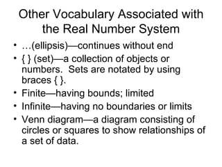 Realnumbersystemnotes | Ppt