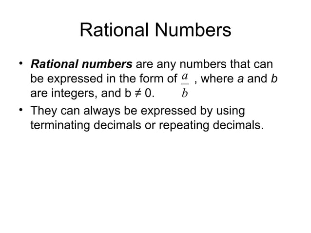 Realnumbersystemnotes | PPT