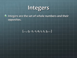 Realnumbersystems | PPT