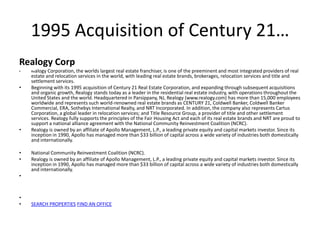 Realogy | PPT