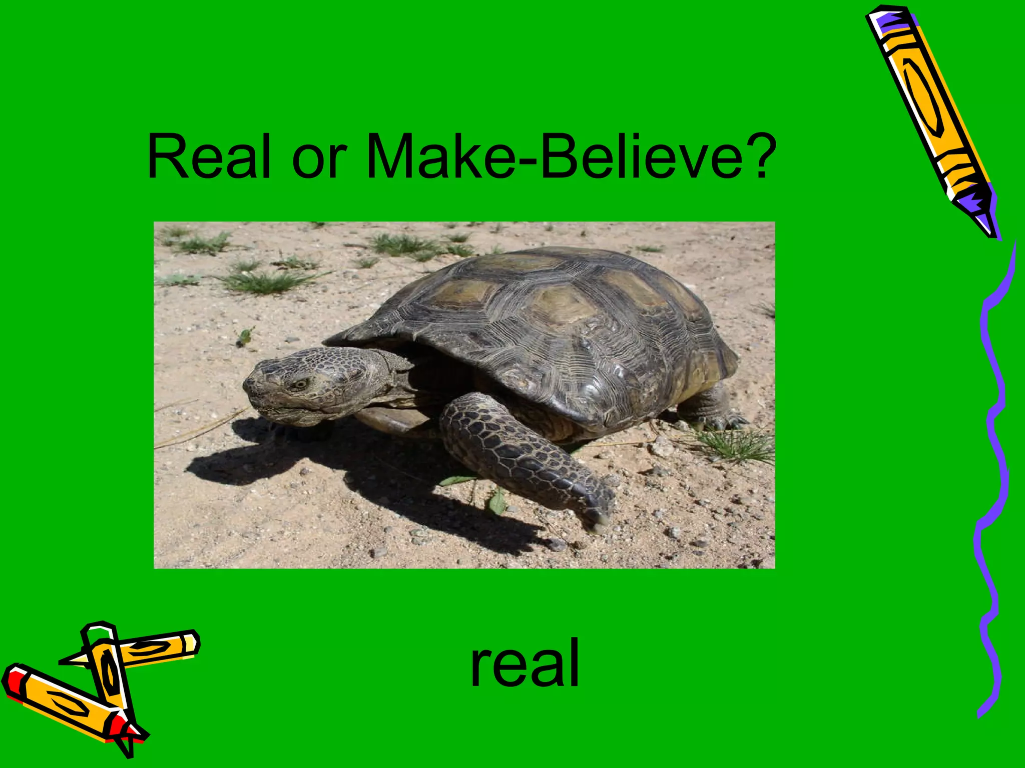 Real or Make-believe | PPT