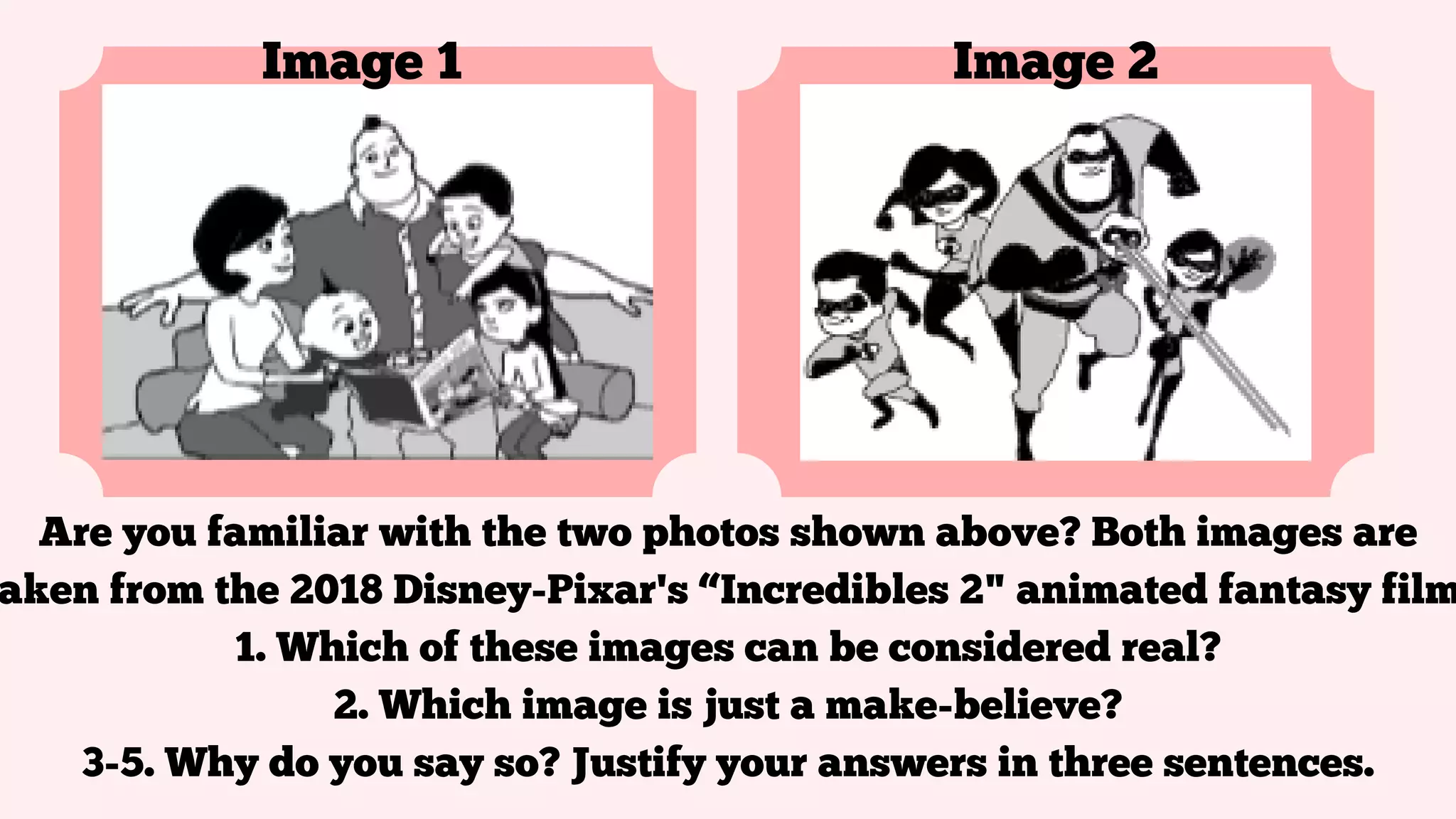 Real or make believe fact or non fact images | PDF