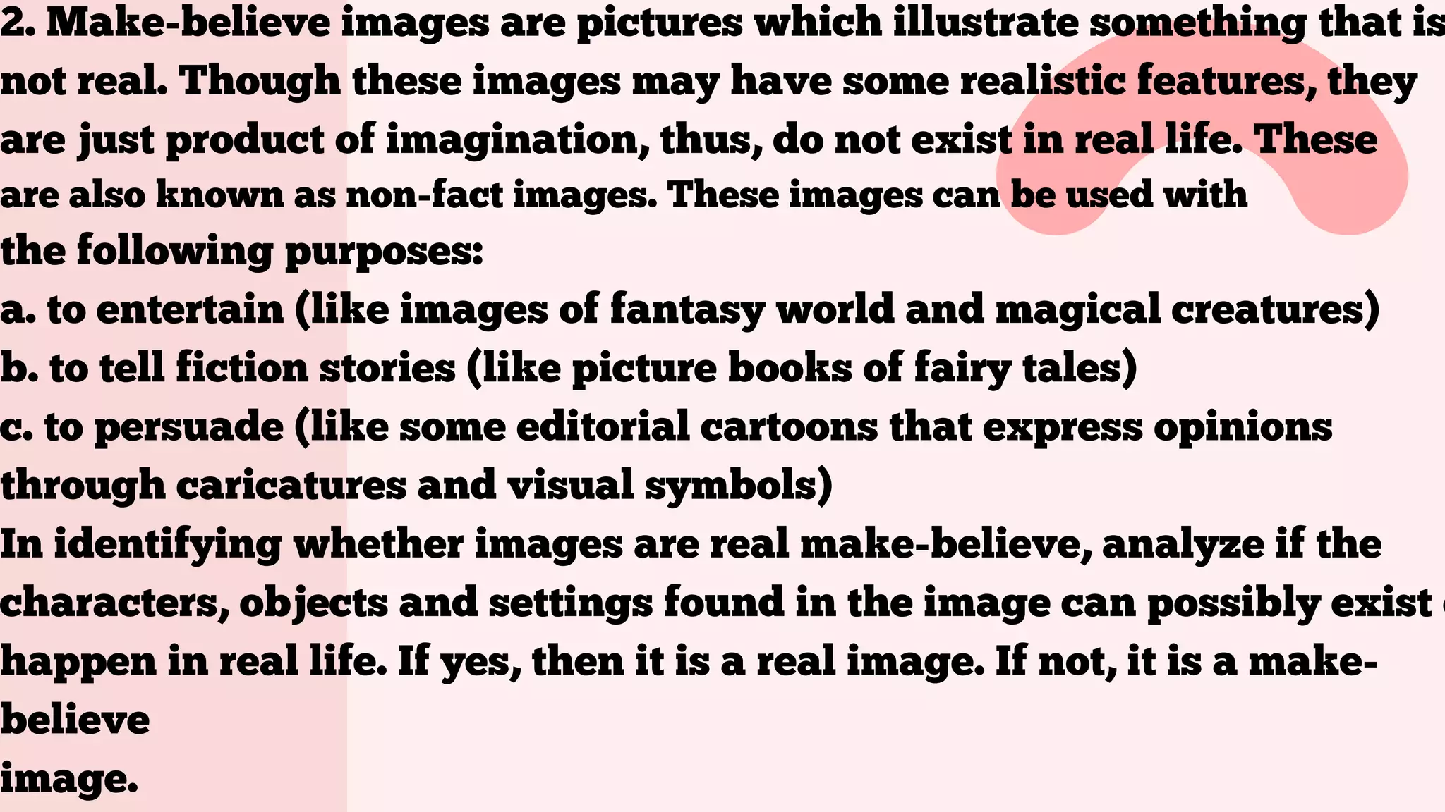 Real or make believe fact or non fact images | PDF