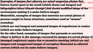 Real or make believe fact or non fact images | PDF