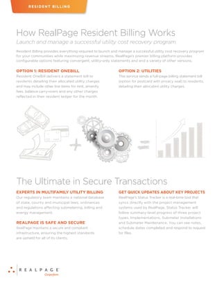 Realpage Utility Billing | PDF