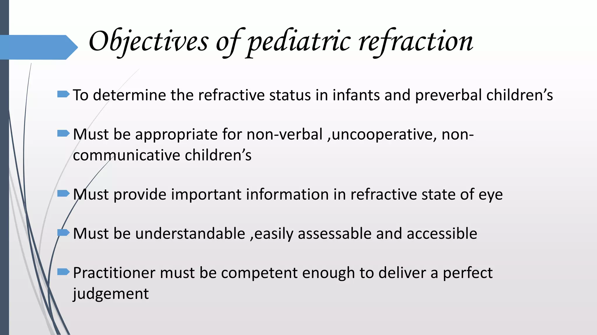 Real pediatric refraction and spectacle power prescription in ...