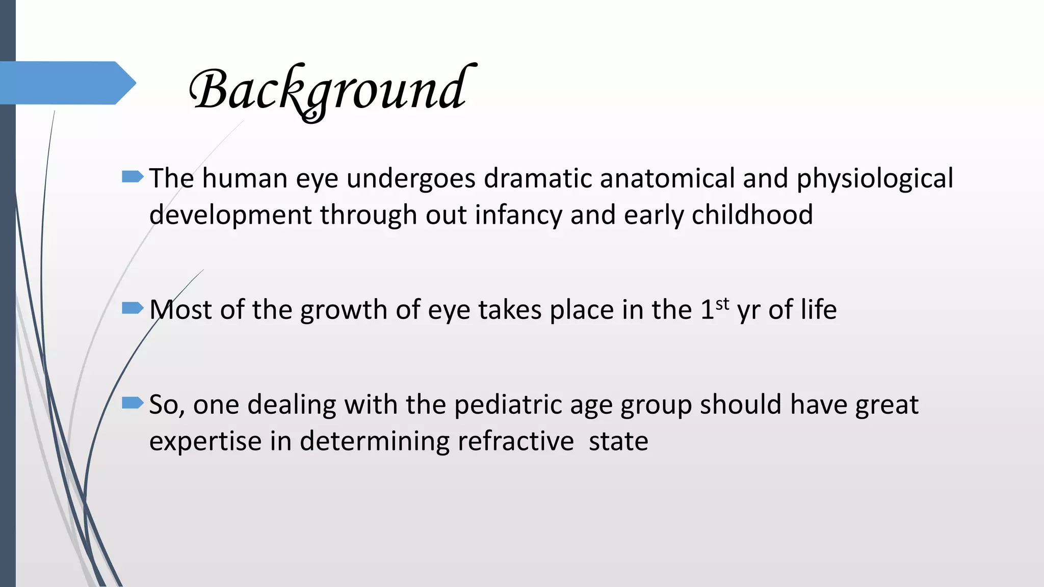 Real pediatric refraction and spectacle power prescription in ...