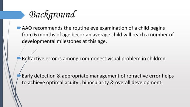 Real pediatric refraction and spectacle power prescription in ...