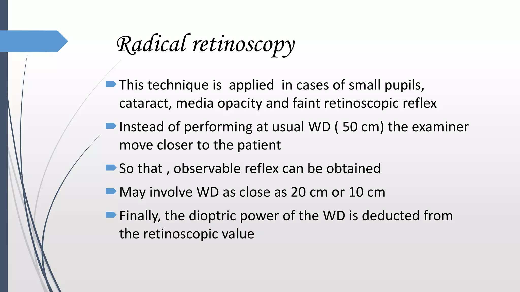 Real pediatric refraction and spectacle power prescription | PPTX