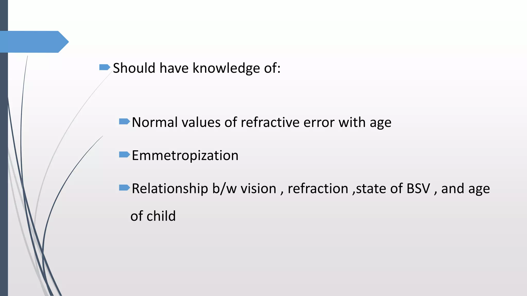 Real pediatric refraction and spectacle power prescription | PPTX