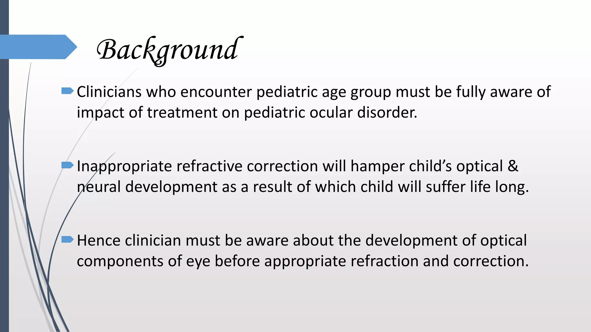 Real pediatric refraction and spectacle power prescription | PPTX