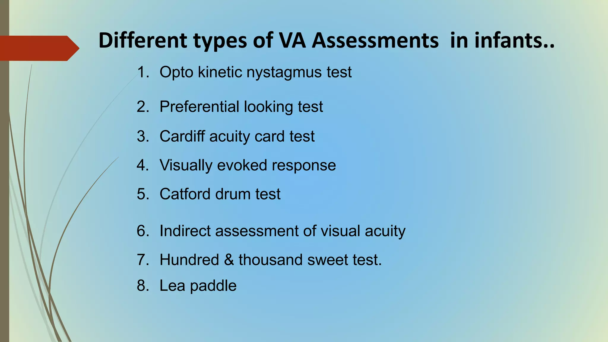Real pediatric visual acuity assessment | PPTX
