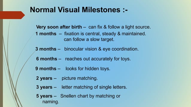Real pediatric visual acuity assessment | PPTX