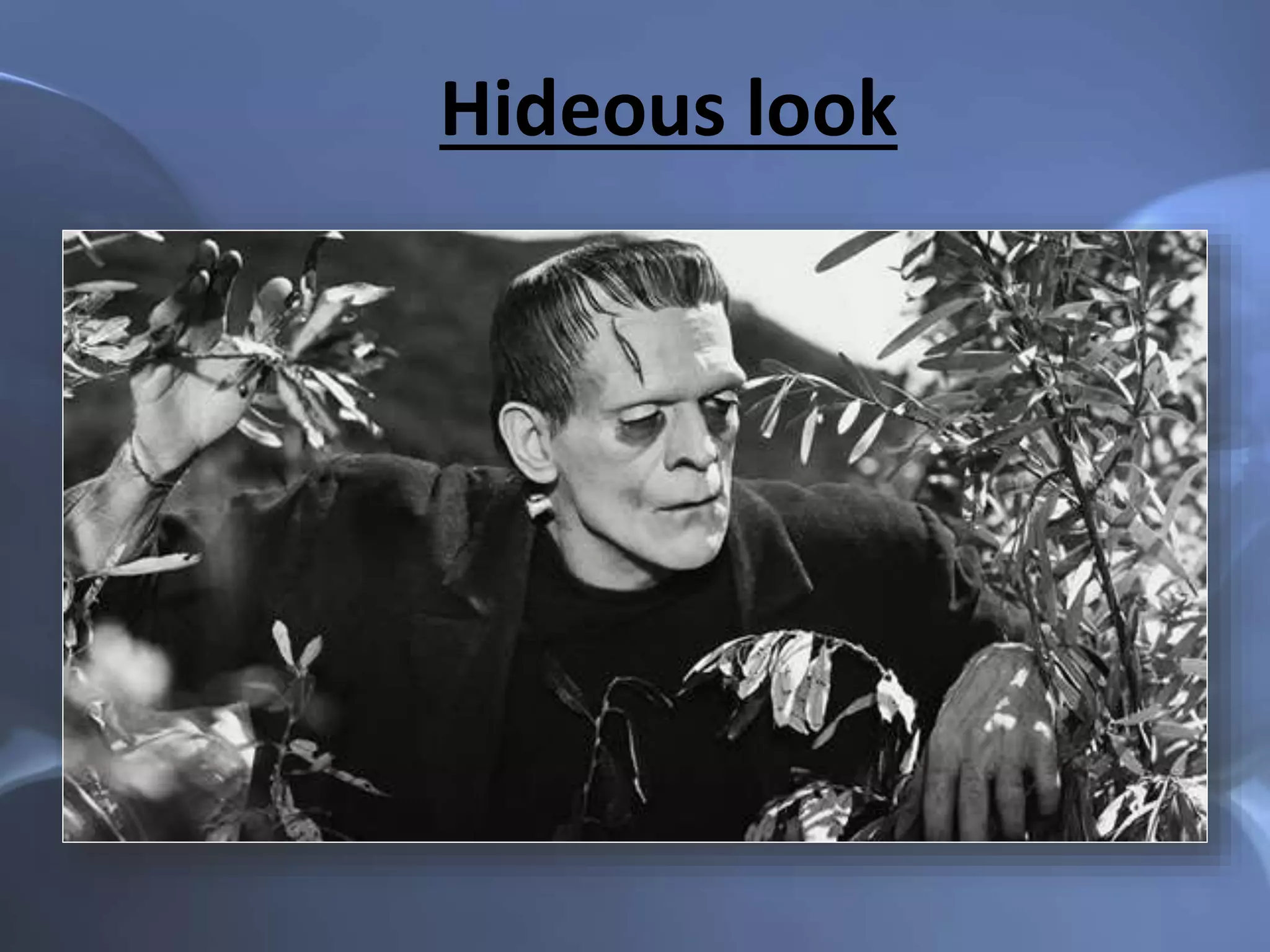 The real monster in the novel Frankenstein | PPTX