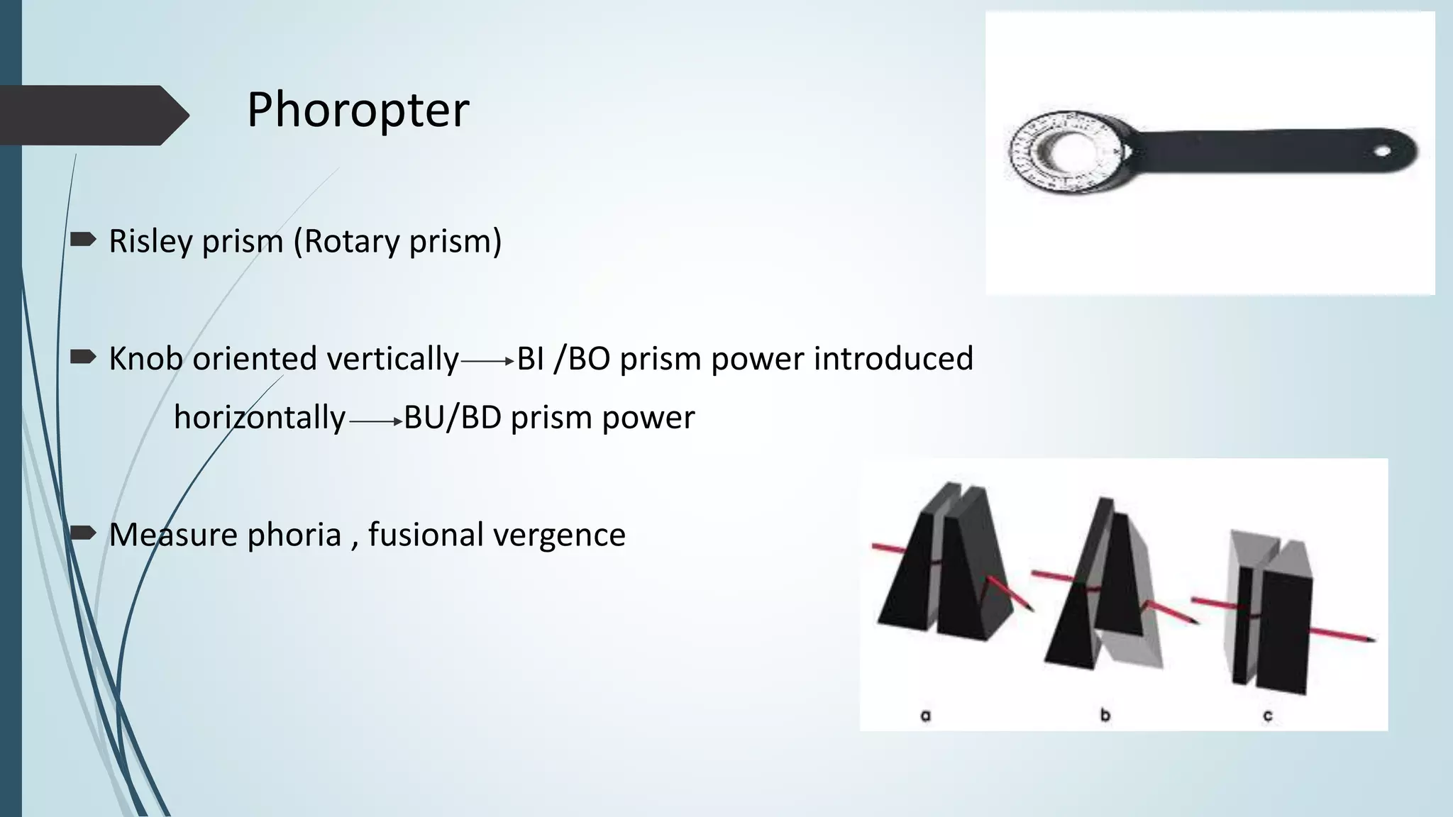 Real prism use in ophthalmology | PPTX