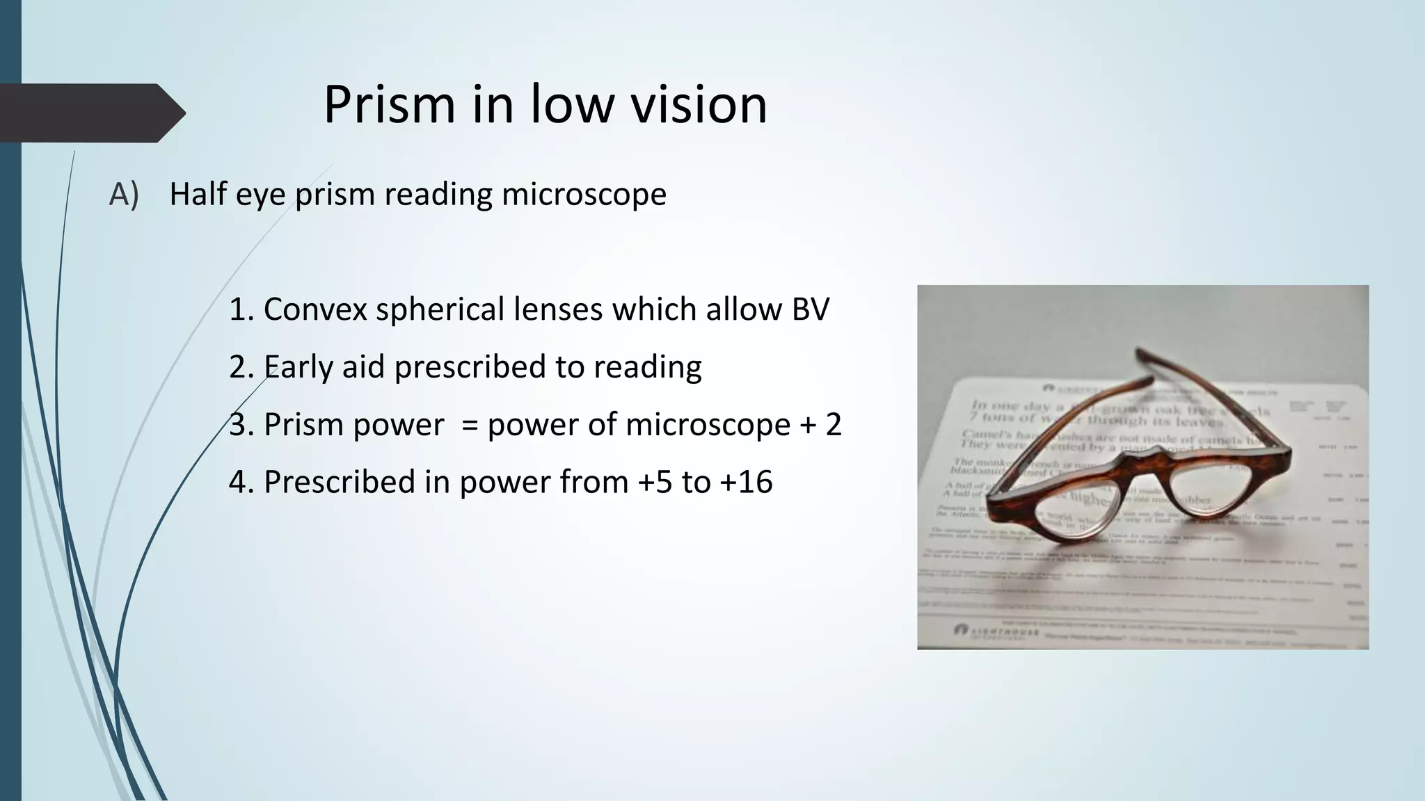 Real prism use in ophthalmology | PPTX
