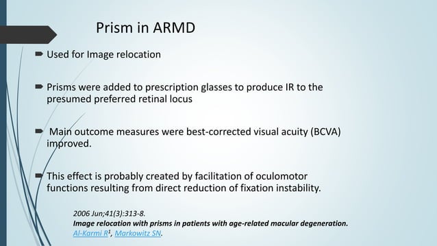 Real prism use in ophthalmology | PPTX