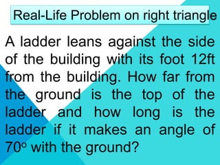 Right Triangle Building