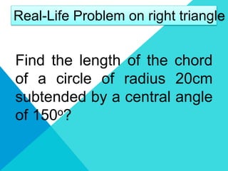 Right Triangle Real Life
