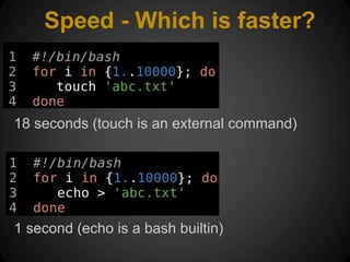 Real programmers use programming languages (Not shell scripts) | PPT
