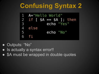 Real programmers use programming languages (Not shell scripts) | PPT