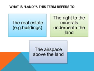 REAL PROPERTY LAW | PPTX
