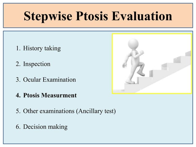 Real ptosis evaluation.pptx | Eye and Vision Conditions | Diseases and ...