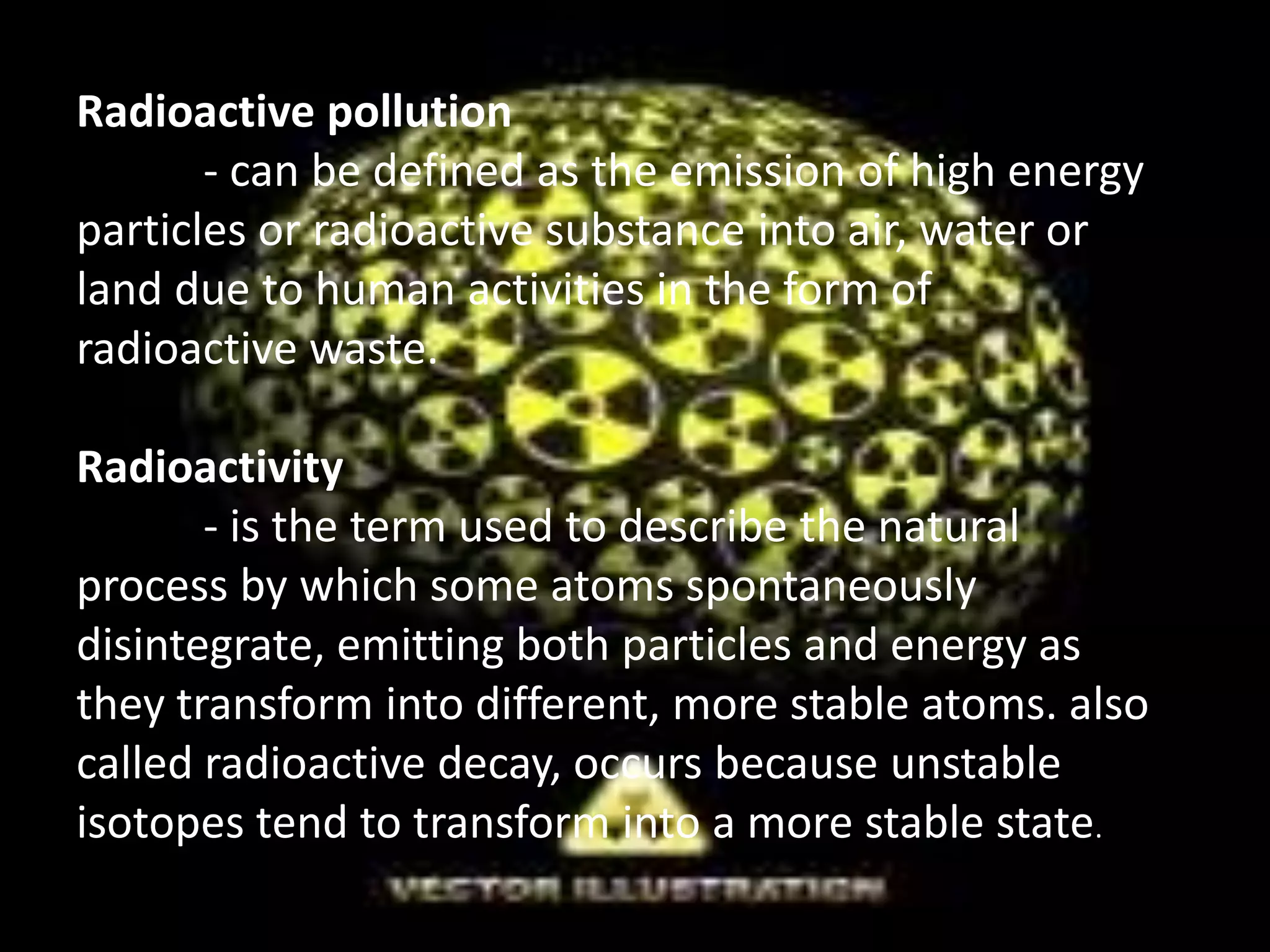 Real radiation pollution | PPTX