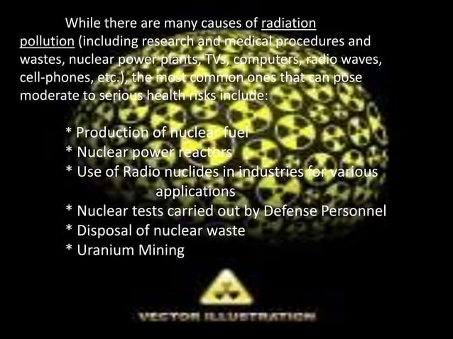 Real radiation pollution | PPT