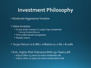 Personal Investment Plan | PPT