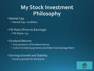 Personal Investment Plan | PPT