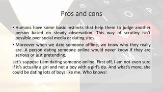 Real relationships vs virtual relationships | PPTX