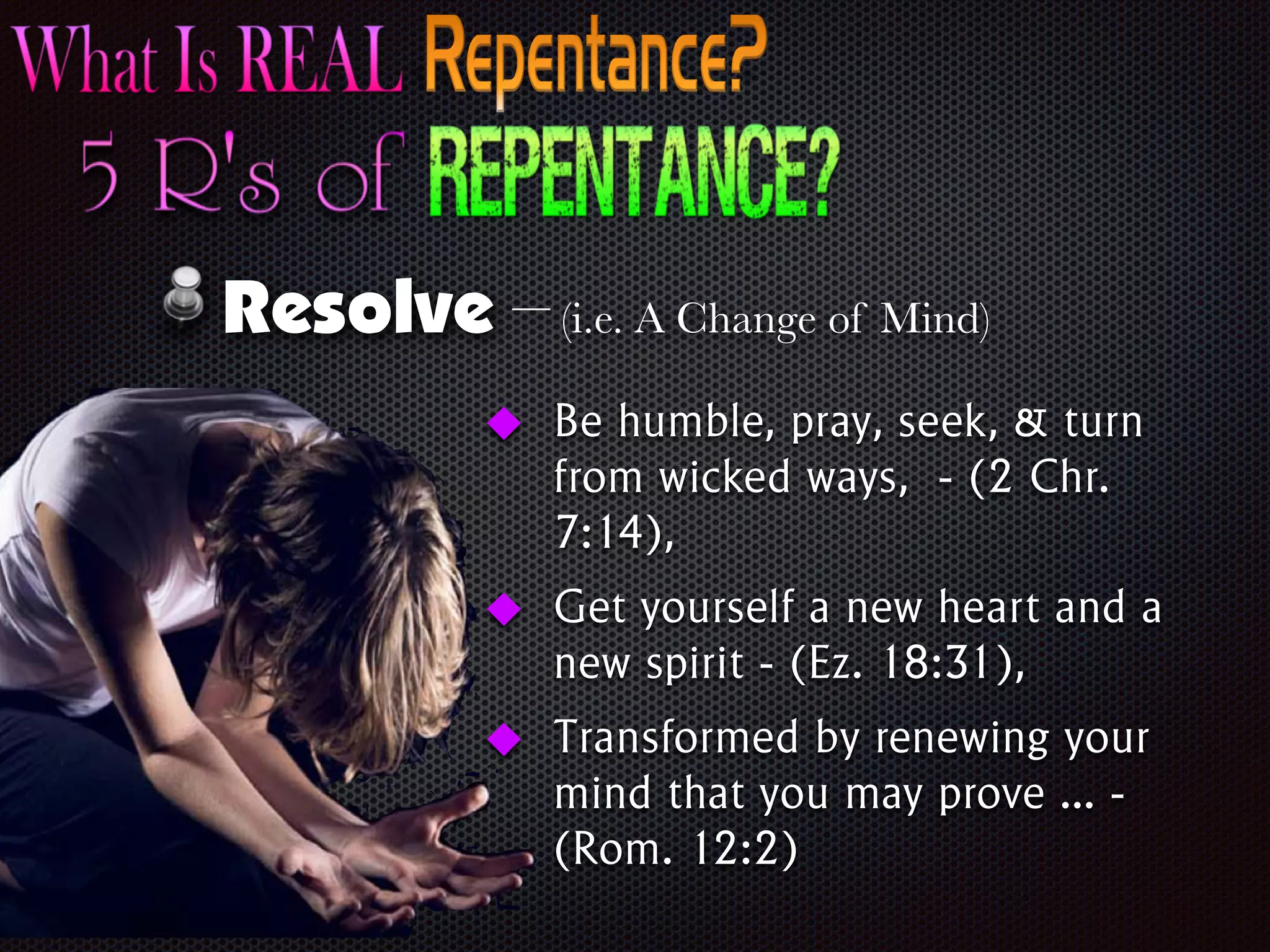 What Is Real, True, Genuine Repentance? | PDF